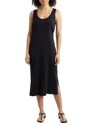 Tommy Bahama Tommy Bahama Drapey Ponte Midi Dress Black