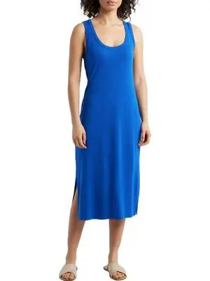 Tommy Bahama Tommy Bahama Drapey Ponte Midi Dress Mazarine Blue