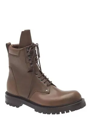 Rick Owens Rick Owens Army Lace-Up Boots Dust