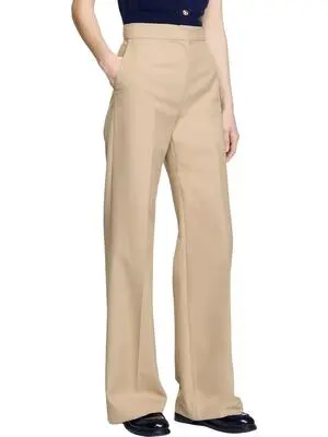 Sandro Suit Trousers - Sand