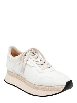 L'Agence Ivone Platform Sneakers - Vintage White