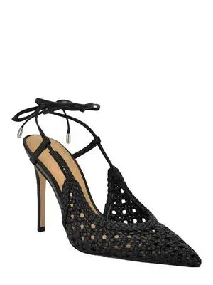 Nine West Fessla Ankle Wrap Pumps - Black
