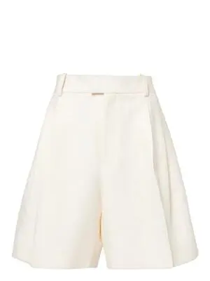 JIL SANDER Cotton Bermuda Shorts - White