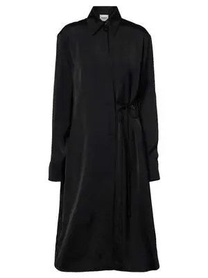 JIL SANDER Jersey Polo Dress - Black