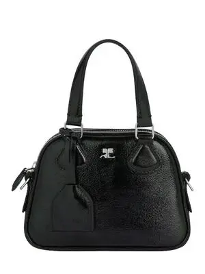 COURREGES Ac Stud Tote Bag - Black