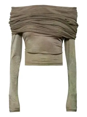 Christopher Esber Sonora Veiled Top - Neutrals