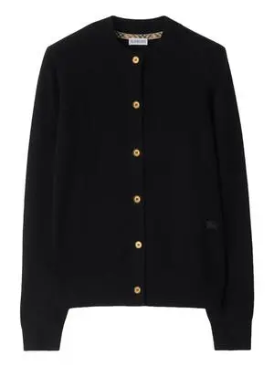 Burberry Cashmere Blend Cardigan - Black