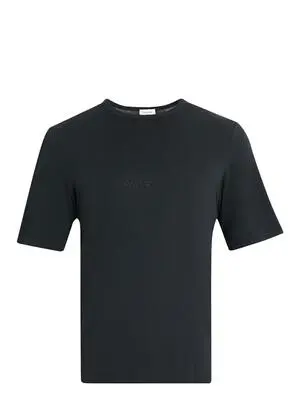 Saint Laurent Basic Logo T-shirt - Opt.wht