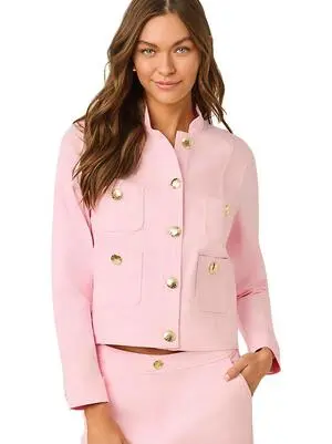 LILLY PULITZER Shepa Denim Jacket - Pink Muse