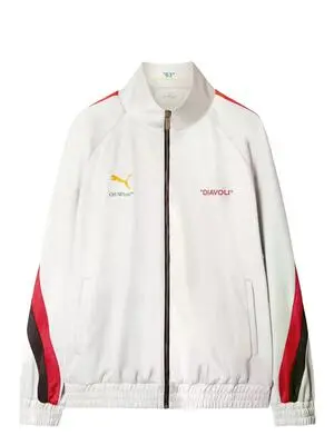 Off-White X Ac Milan X Puma Track Jacket - Grey