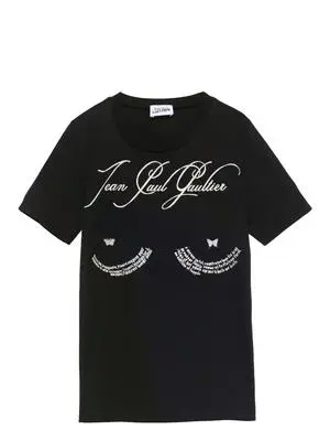 JEAN PAUL GAULTIER Tattoo T-shirt - Black