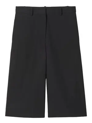 NILI LOTAN Erza Cotton Shorts - Black