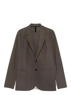 Harris Wharf London Single-breasted Blazer - Grey