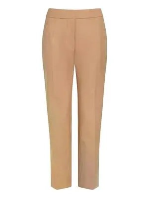 Patou Organic Cotton Cropped Trousers - Neutrals