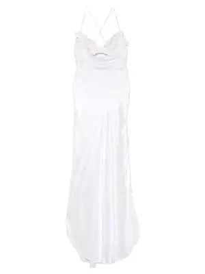 Ermanno Scervino Embroidered Maxi Dress - Neutrals