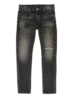 PURPLE BRAND Dirty Fade Slim Jeans - Black