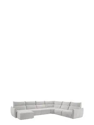 GIUSEPPE NICOLETTI Paradiso 6-piece Sectional - Baobab - Ghiaccio