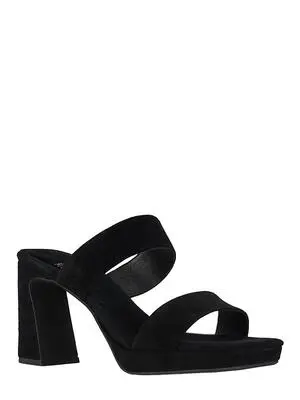 Jeffrey Campbell Platform Heeled Sandals - Black Suede