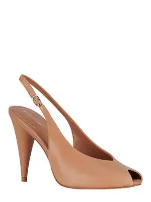 Jeffrey Campbell Snoah Slingback Pumps - Toast