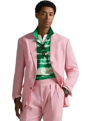 Polo Ralph Lauren Polo Tailored Linen Suit Jacket - Pink