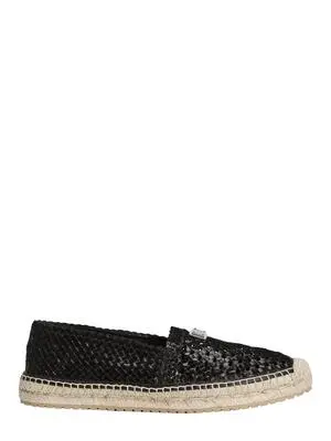 Dolce & Gabbana Calfskin Espadrilles - Black