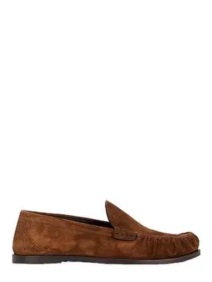 Saint Laurent Suede Loafers - Snuff