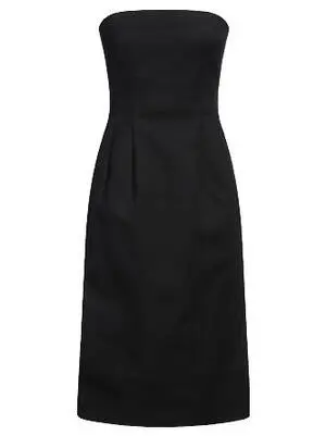 Sportmax Flared Midi Dress - Black