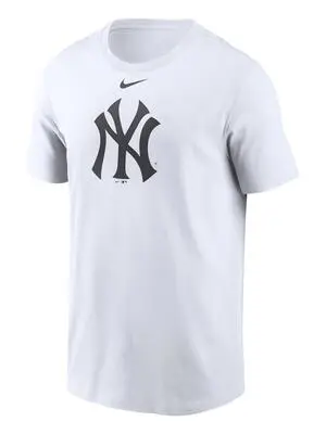 Nike New York Yankees Fuse Large Logo Mlb T-shirt - White