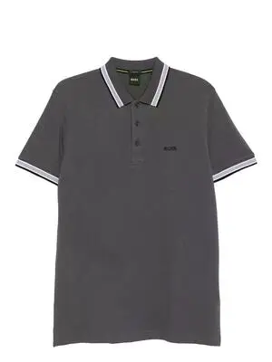 BOSS Piqué Polo Shirt - Grey