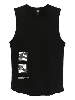 THOM KROM Patchwork-detail Vest - Black
