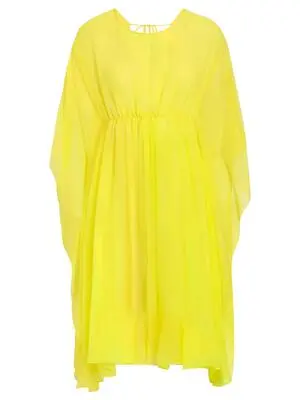 Dolce & Gabbana Semi-sheer Beach Dress - Yellow