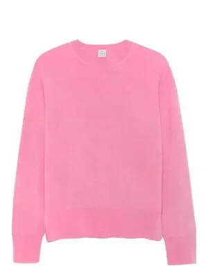 TOTEME Crew-neck Cashmere Sweater - Pink
