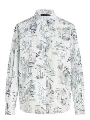 KARL LAGERFELD Karl Lagerfeld X Jorge Parra Printed Shirt