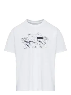 MAISON MARGIELA Illustration-print T-shirt - White