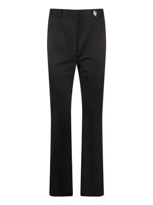 Versace Dv Flared Trousers - Black
