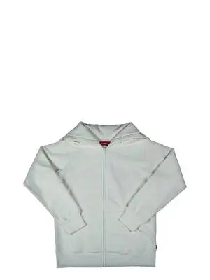 Supreme Split Hoodie Zip Up Sweat White