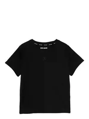Dkny Logo-embroidered T-shirt - Black