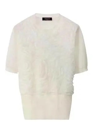 Fabiana Filippi Ruffle-detail Top - White
