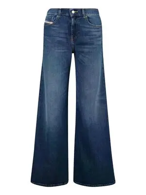 DIESEL Five-pocket Flared Jeans - Blue
