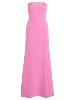 Jenny Packham Circe Strapless Crepe Gown - Pink