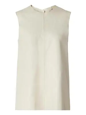 Proenza Schouler Noa Buckled Leather Top - Ivory