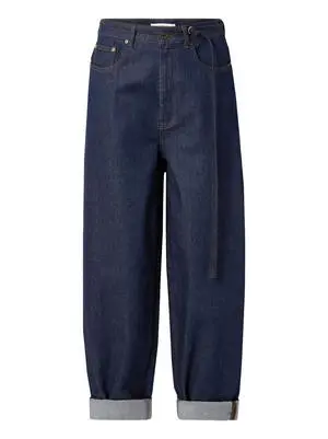 Zimmermann Illuminate High-rise Barrel-leg Jeans - Blue