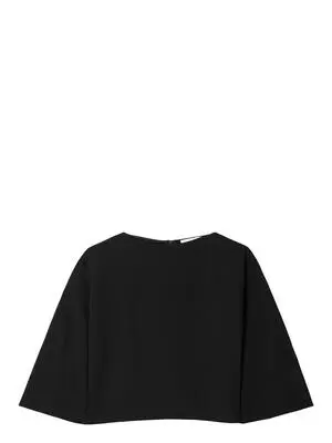 THE ROW Faurelle Cropped Top - Black