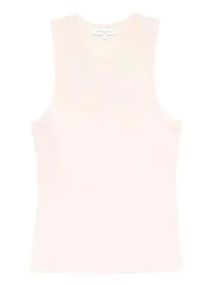 Maison Kitsuné Baby Fox Ribbed Tank Top - Pink