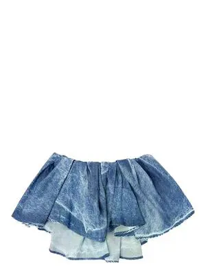 DIESEL Asymmetric Denim Skirt - Blue