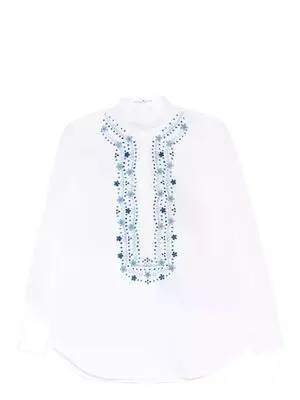 Ermanno Scervino Embroidered-motif Shirt - White