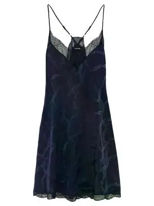 Zadig&Voltaire Risty Mini Dress - Blue