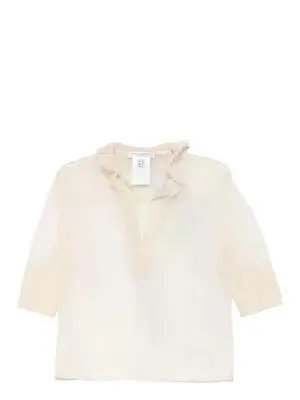 Philosophy Di Lorenzo Serafini Sheer Top - Neutrals