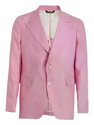 Brian Dales Single-breasted Blazer - Pink