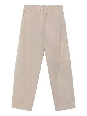P.a.r.o.s.h Pressed-crease Trousers - Neutrals
